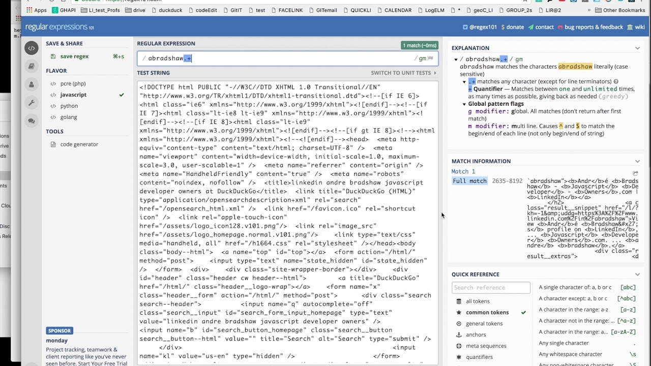 Find a LinkedIn Profile with Google Apps Script