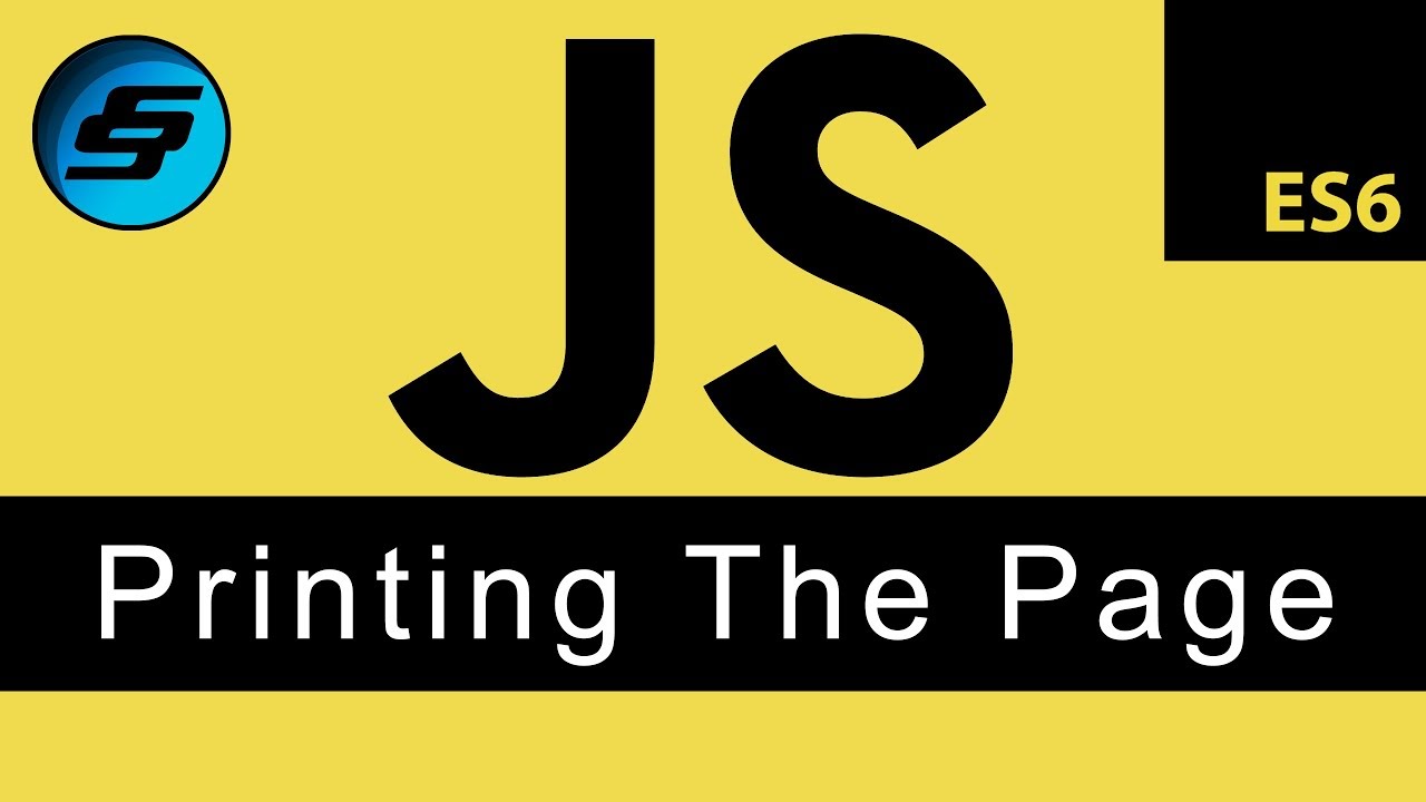 Printing The Page - JavaScript Programming