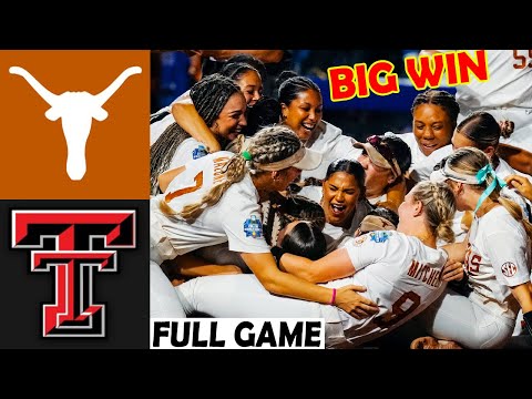 Texas  vs. Texas Tech Softball [FULL GAME] Women's College World Series Championship Finals Game 03