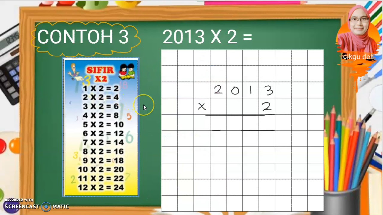 MATEMATIK TAHUN 3 | DARAB | DARAB LAGI