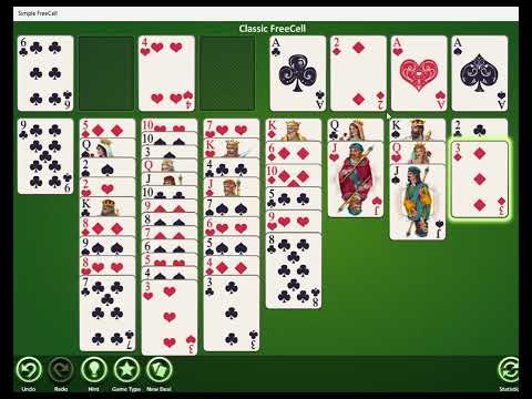 how to play freecell solitaire game no #140788 - LIVE PLAY - RANDOM MODE - FOR BEGINNER #freecell