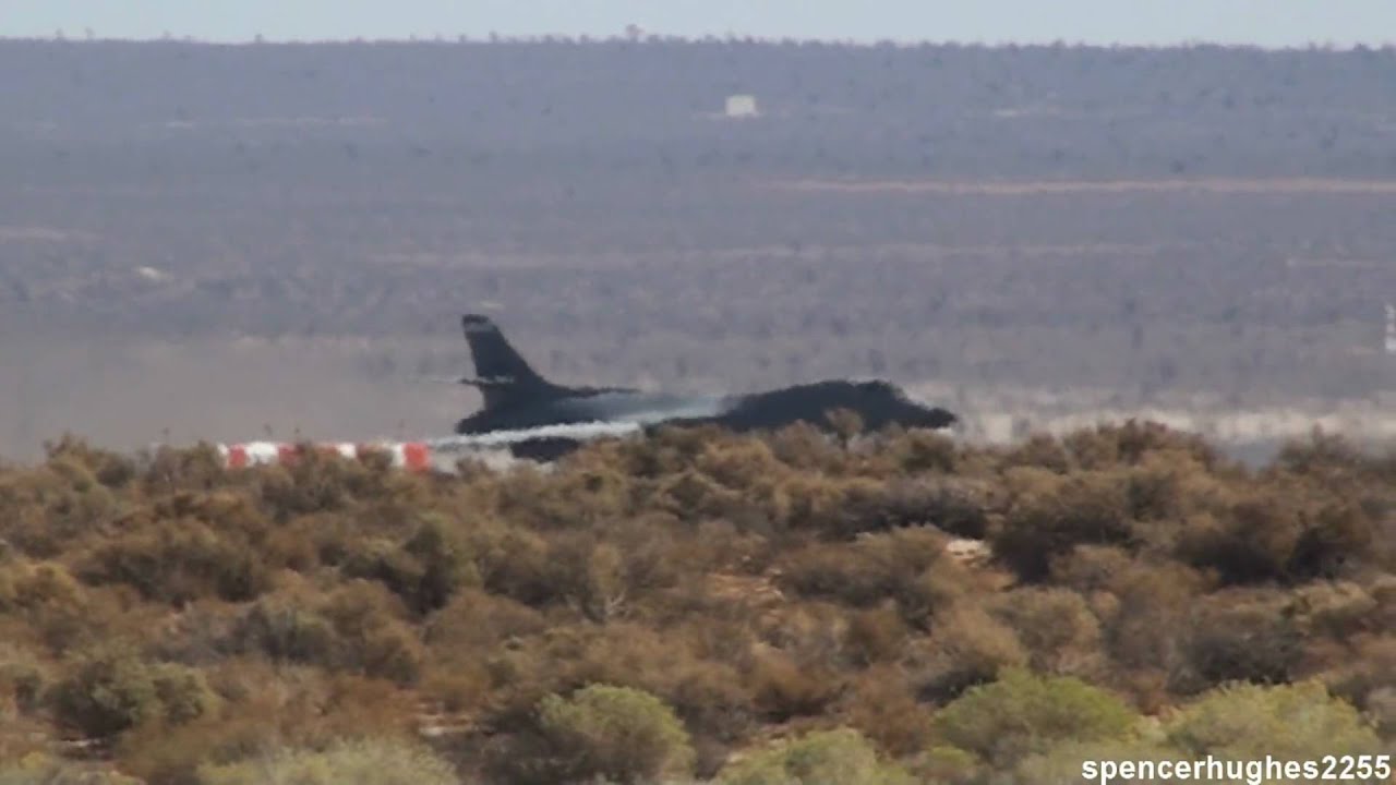 B-1, B-2 & B-52 Bombers takeoff @ 2009 Edwards AFB Open House/Air Show