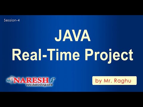 Learn Java Real Time Project | Session 4 | by Mr Raghu - Mind Luster