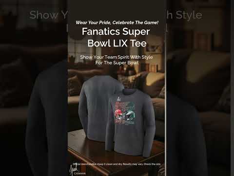 Wear your pride, Celebrate the game! Fanatics Super Bowl LIX Tee