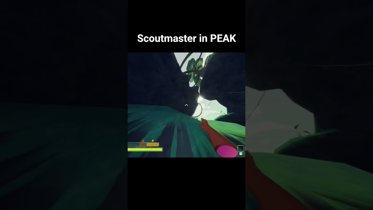 First Encounter with the Scoutmaster in PEAK #gaming #peakgame