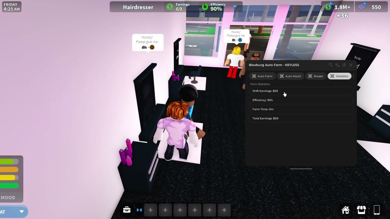 [PASTEBIN] Bloxburg Script | Auto Farm | Inf Money | Auto Mood | 2026