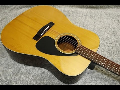 Vintage 1980's made Yamaha Acoustic Guitar FG-151B Orange | Reverb