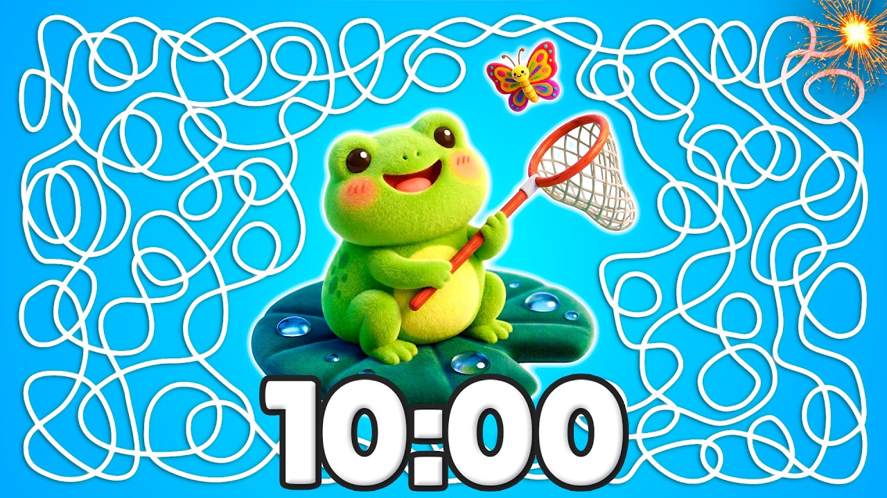 10 Minute [SPRING] Frog Timer 🐸🦋💥 | Cozy Classroom Countdown!
