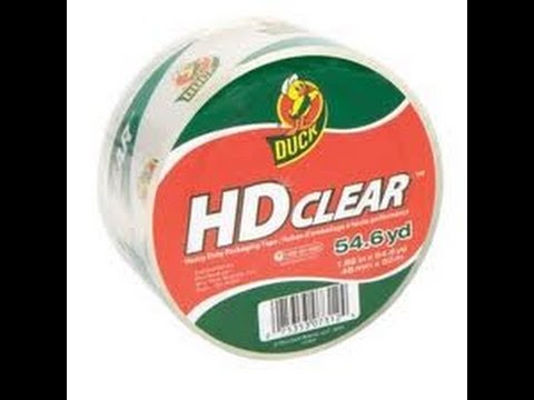 Clear Duct Tape Wallet