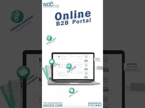 NDC Online B2B Portal