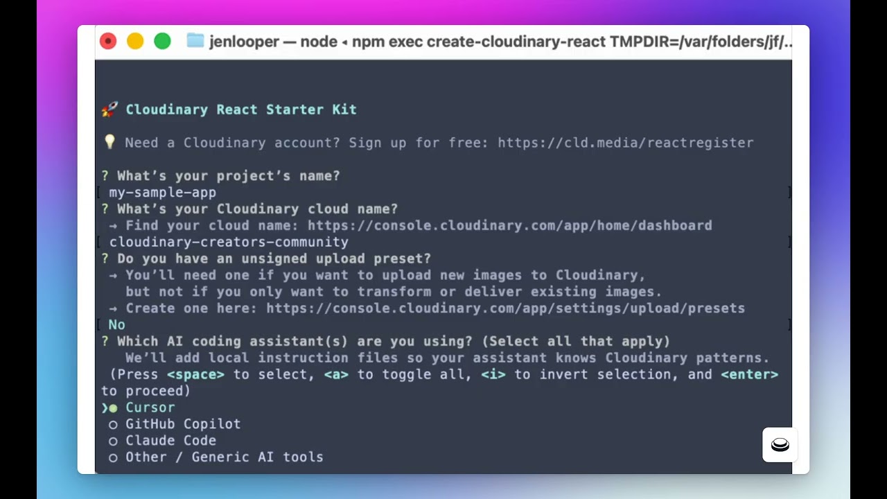This Tool Instantly Builds a Cloudinary + React App