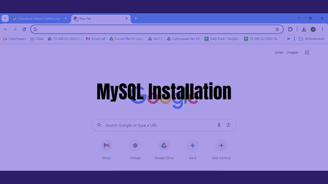 Getting Started: Installing Python, MySQL, and VSCode