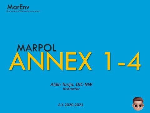 MarEnv Wrap up Annex 1-4