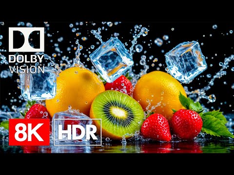 Delicious Fruits in 8K HDR Dolby Vision™ | 8K Video 120fps
