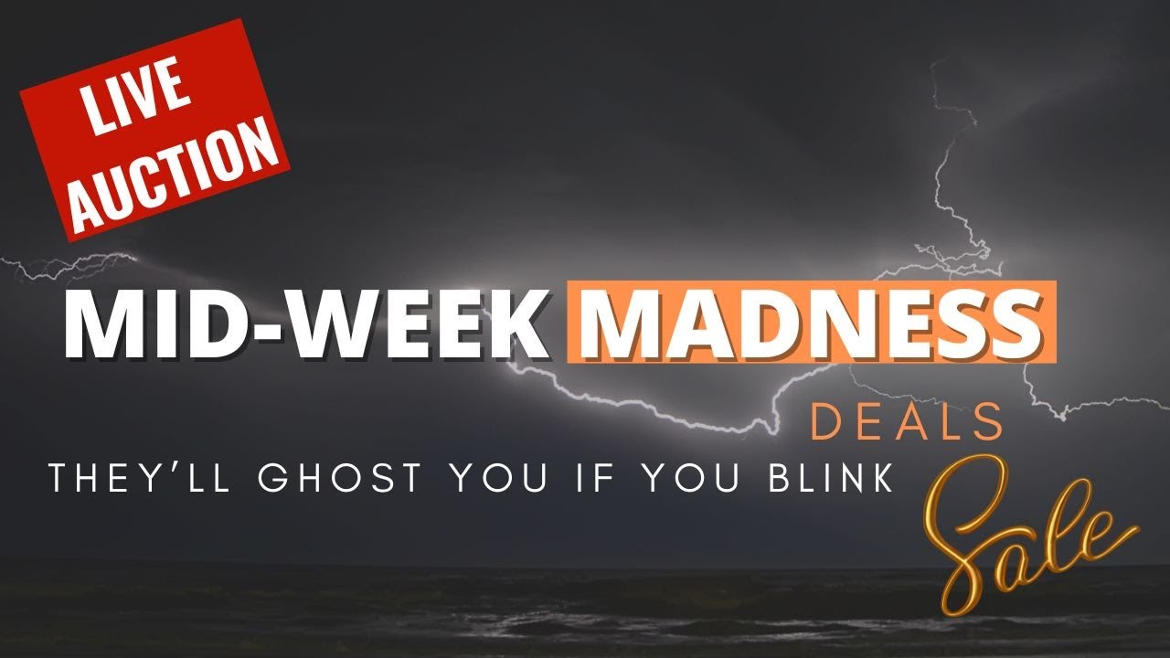 MIDWEEK-MADNESS DEAL LIVE AUCTION - 3/25 - 7:30 PM #WednesdayDeals #MidweekSteals #BargainHunt