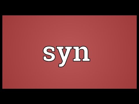 Syn Meaning