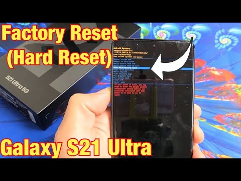 How to Factory Reset (Hard Reset) Galaxy S21 Ultra