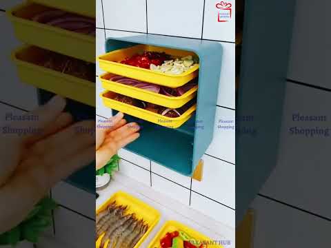 6-in-1 Wall Mounted Multilayer Dish Tray
