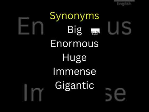 Synonyms in English l Synonym words l English vocabulary #synonyms #vocabulary