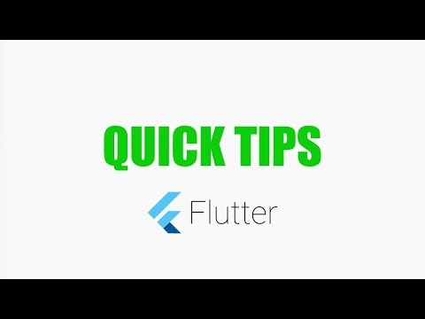 Google's Flutter - Quick Tips (coderzheaven.com)