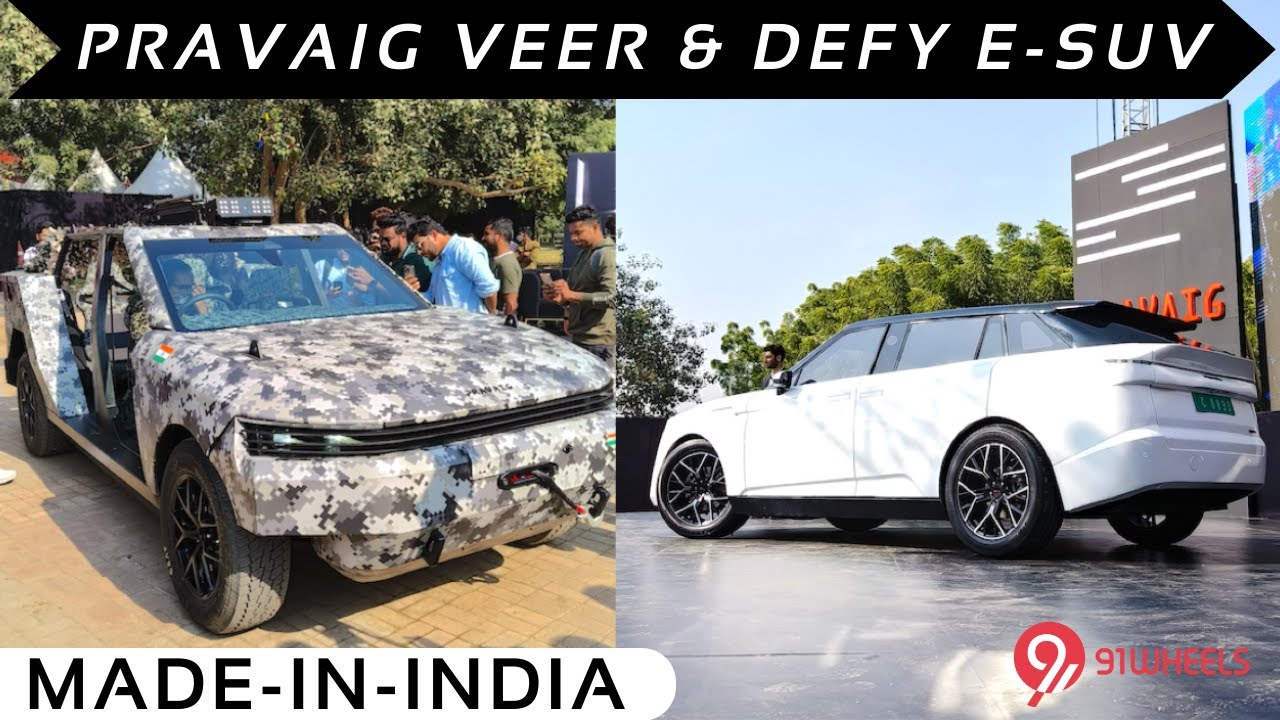 Pravaig Defy & Veer Electric SUV walkaround review || Launched at Rs 39 ...