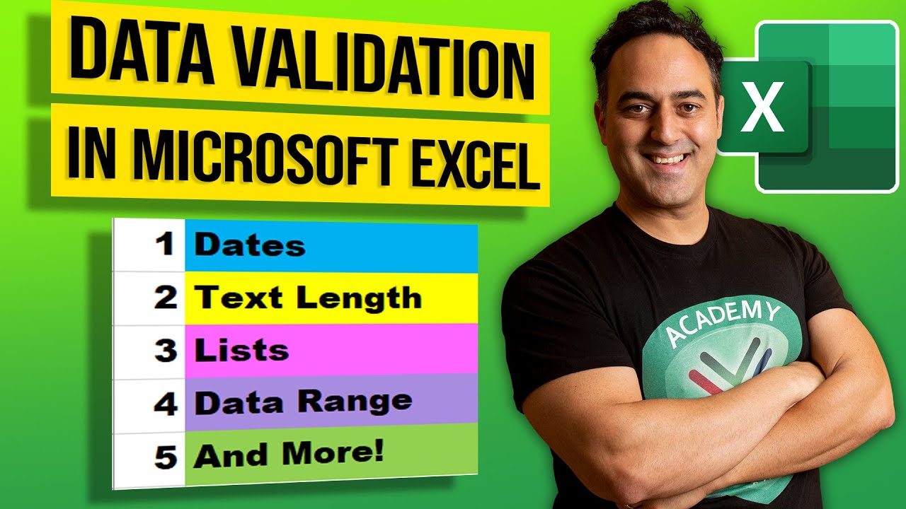 Drop Down List with Data Validation | MyExcelOnline