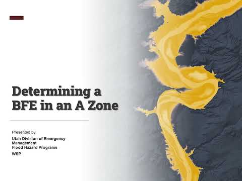 BFE in Approximate Zone A Overview