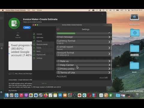 Invoice Maker Create Estimate Helps you to make invoices app for macbook [MAC]