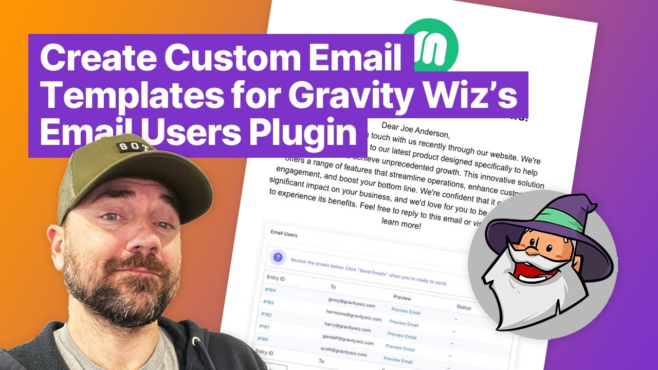 Create Custom Email Templates for Gravity Wiz’s Email Users Plugin