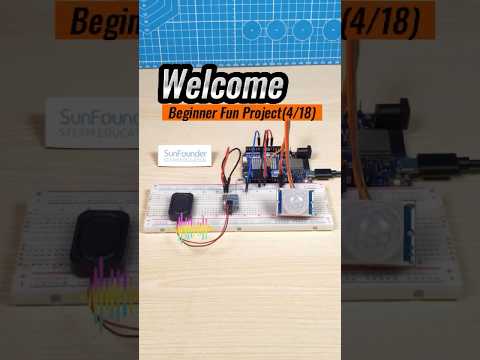 Motion-sensor activated welcome music - Arduino Journey: 16 Projects for All Levels #diy #tech #stem