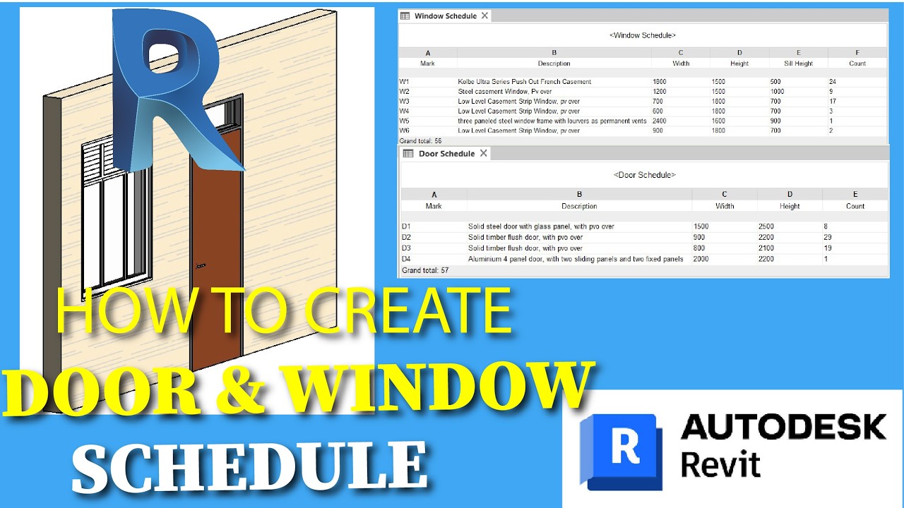 Master Revit Schedules in 10 Minutes - Full Tutorial!