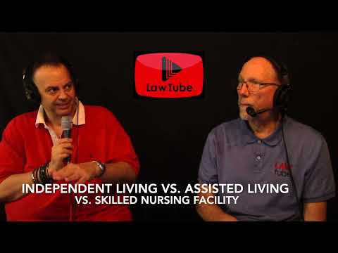 Independent living vs assisted living vs skilled nursing facility a/k/a a nursing home.