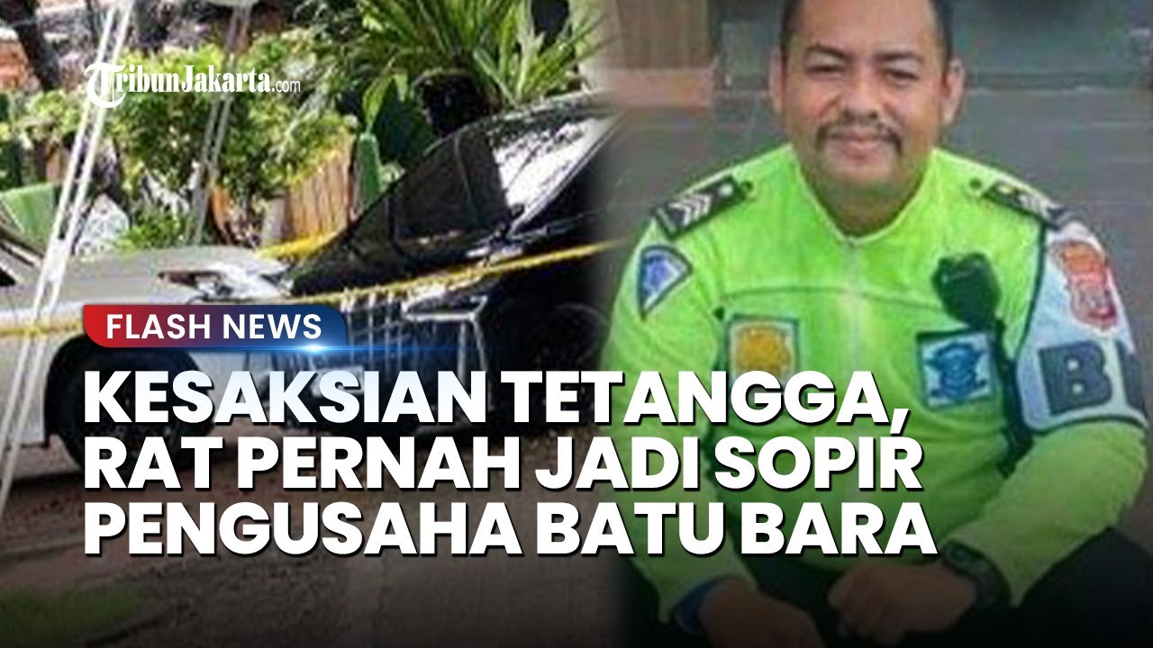 KESAKSIAN TETANGGA! Brigadir Ridhal Ali Tomi Pernah 2 Tahun jadi Sopir ...