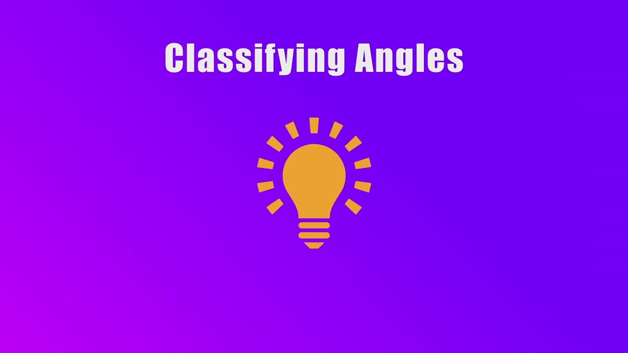 Classifying Angles