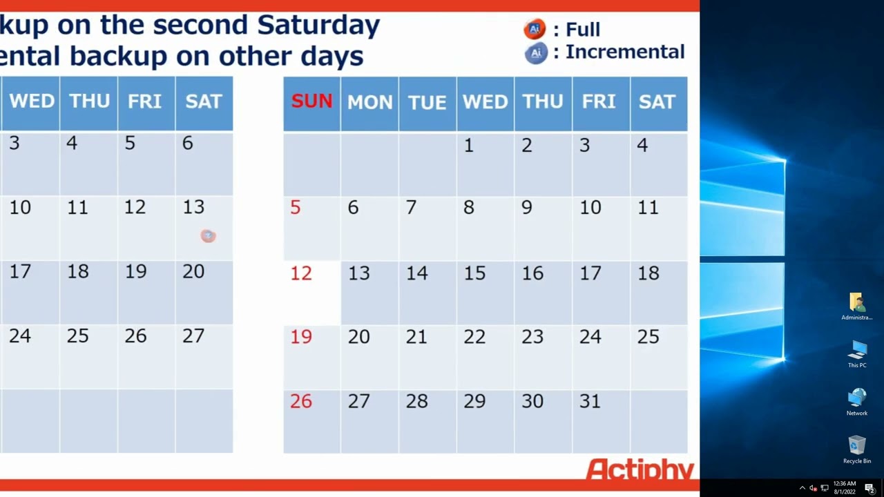 AIP Schedule Backup Tutorial