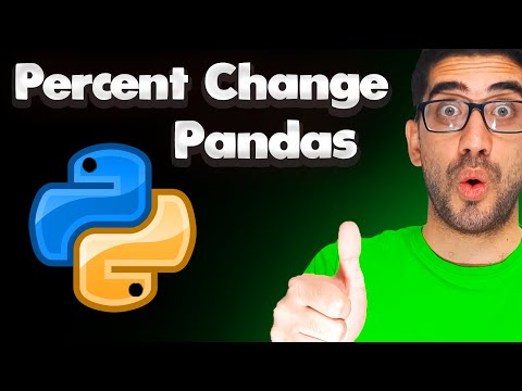 How to Calculate Percent Change (Growth Rate) in Pandas (Pct_Change) in Python
