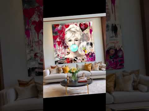 Graffiti Portrait Art - Audrey Hepburn & Marilyn Monroe Art - Glamorous Wall Art #shorts #art