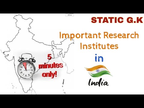 Research Institutes in India