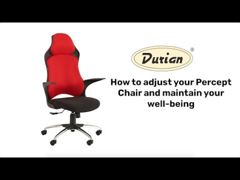 Percept High back Red CEO/Director Office Chair | Features & Adjustment Guide of Ergonomic Chair