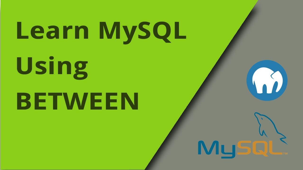 Learning MySQL - Filtering with BETWEEN
