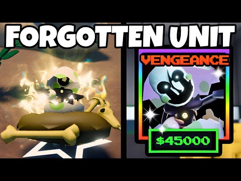 NEW FOSSILIZED PUPPET FORGOTTEN UNIT IS CRAZY OP in Roblox Five Nights TD (FNTD)
