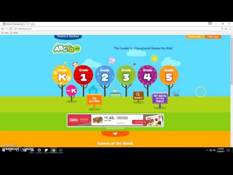 Intro to ABCya.com games!