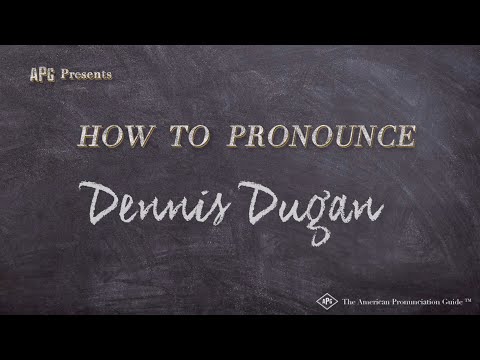 How to Pronounce Dennis Dugan (Real Life Examples!)