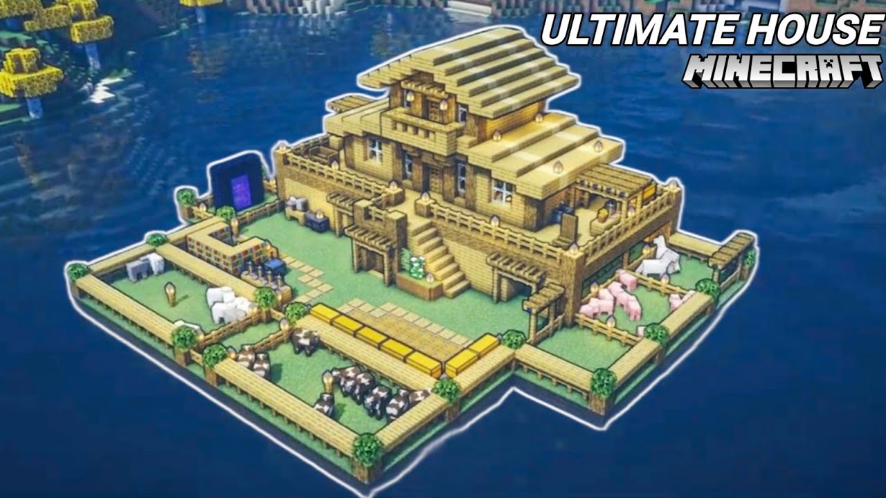 Minecraft:How to Build a Ultimate Survival House | 2 Player House [Easy ...