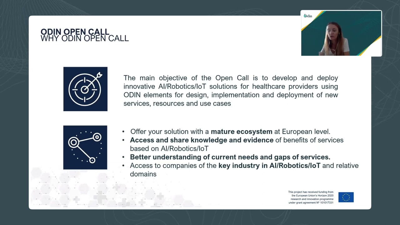ODIN Open Call Fundamentals and Technological Platform