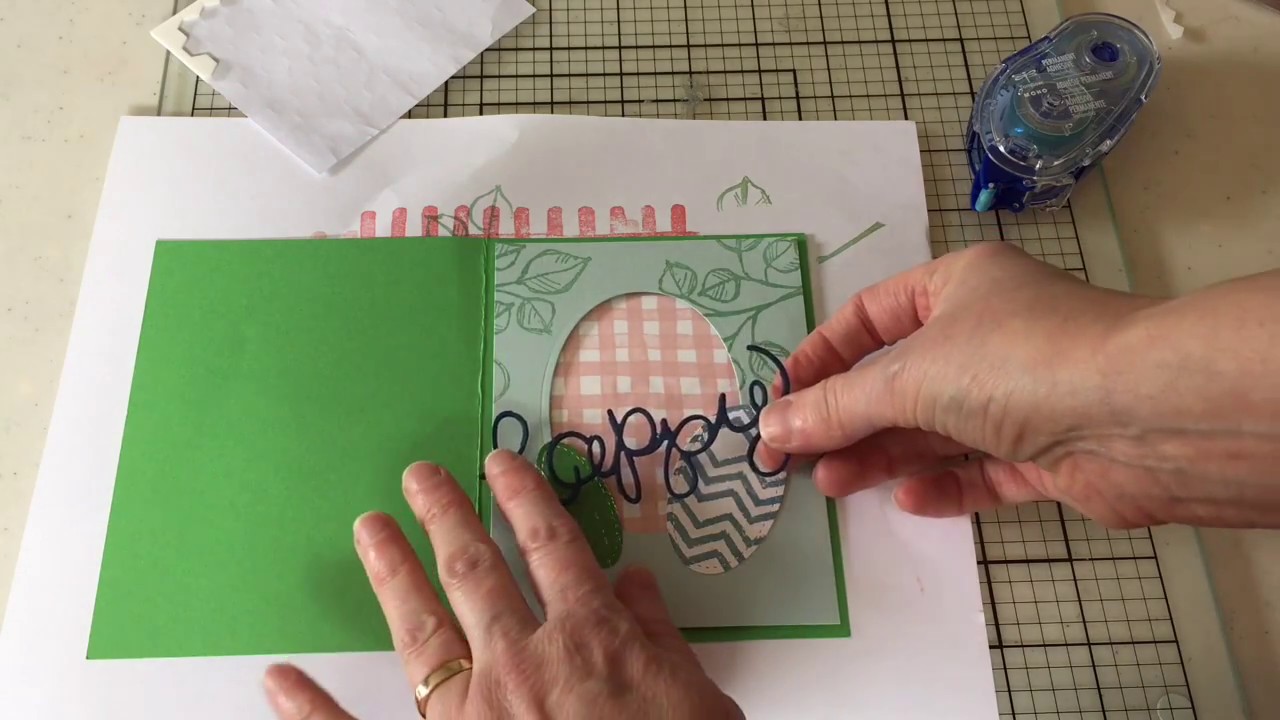 Quick Gingham With Brushstrokes ~ Simple Saturday