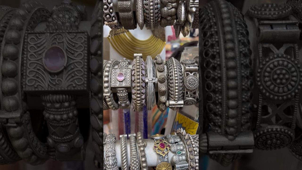 Gariahat German Silver Jewellery Collection ❤️|#kolkata #gariahatmarket #oxidisedjewellery