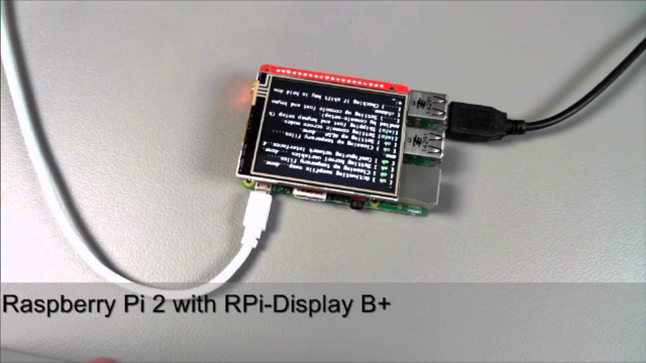 Rasperry Pi 2 with RPi-Display