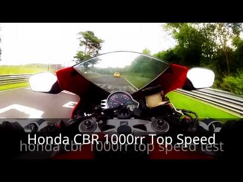 Honda CBR 1000rr Top Speed 2015