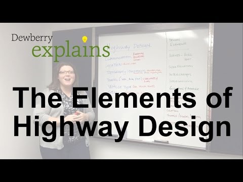 What are the Elements of Highway Design?